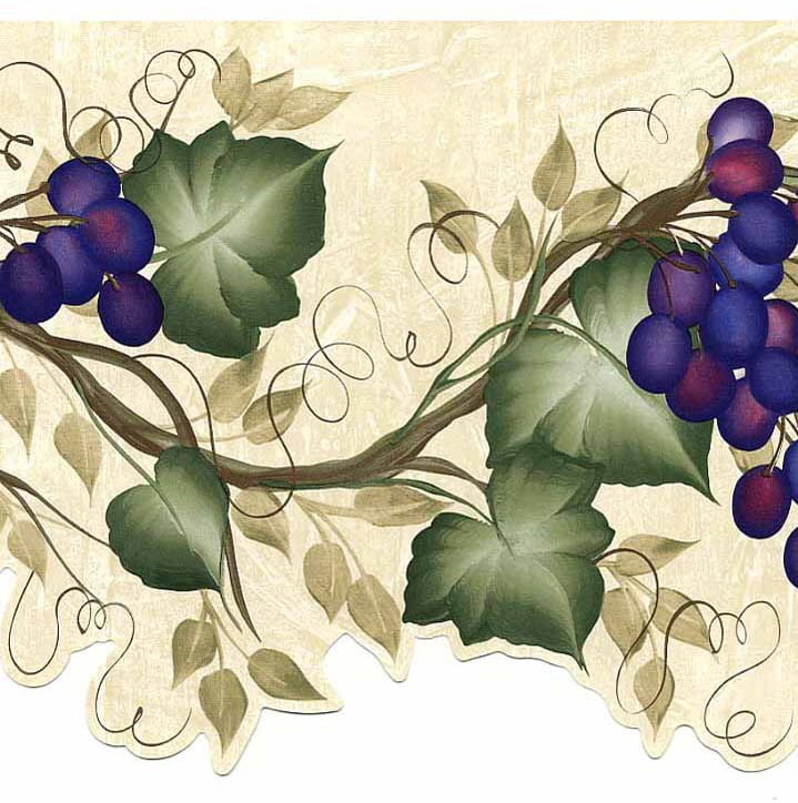Grapes Wallpaper Border