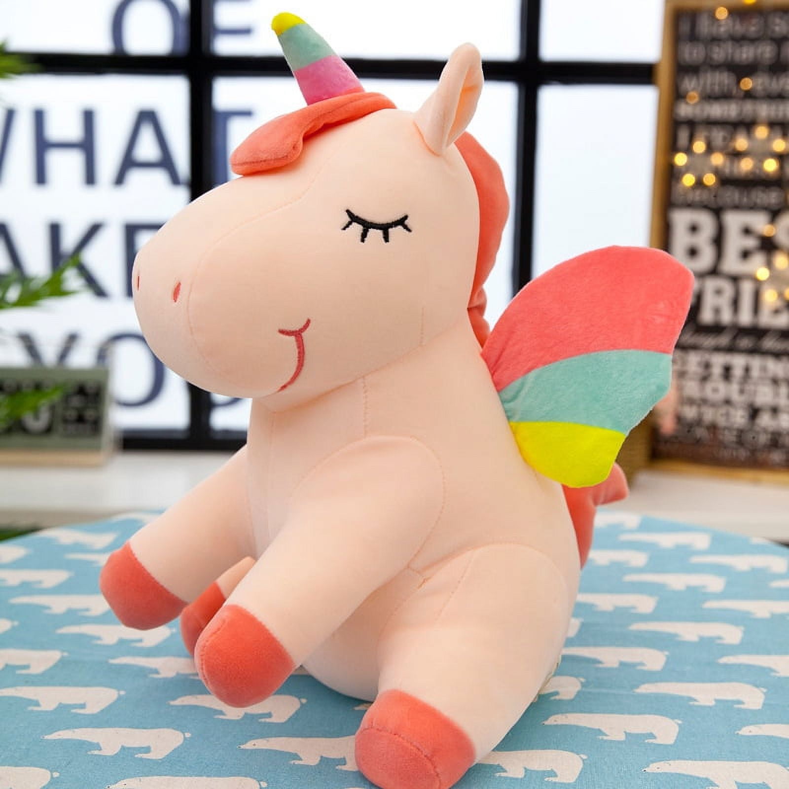 Click here for Dfsss Rainbow Unicorn Plush Toy Doll Cartoon Girl... prices