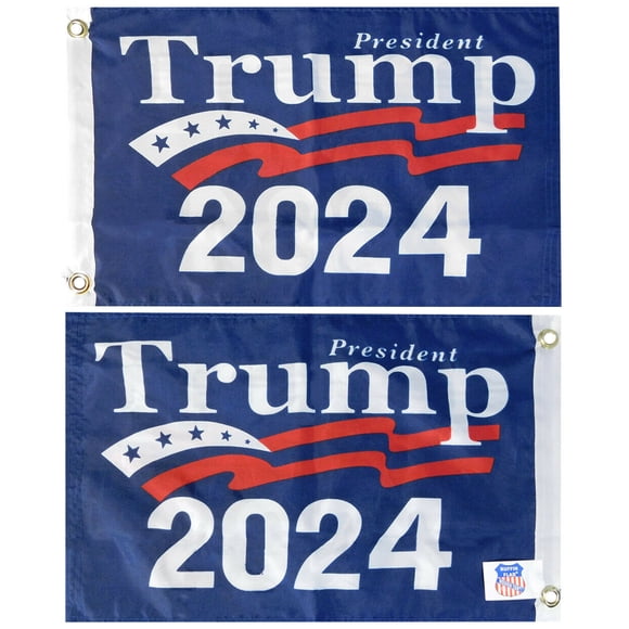 Double Sided Trump Flag