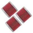 Caltric Oil Filter 3 pack for Suzuki GN125E 1982–1983 and 1991–2000 and ...