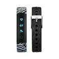 iTouch Slim interchangeable fitness tracker with bonus strap zebra ...