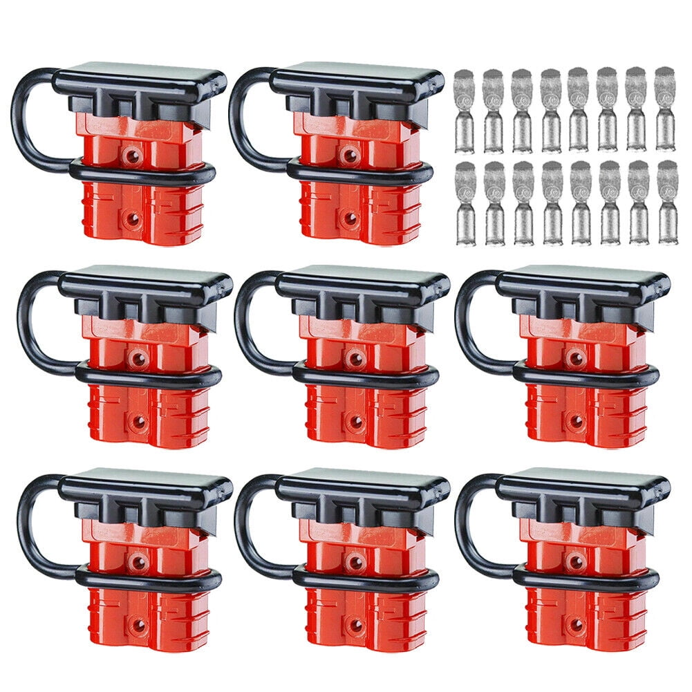 4/8PCS 50A Battery Quick Connect Disconnect Jumper connectors Cable Kit ...