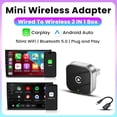 2026 Wireless CarPlay Android Auto Adapter USB Dongle Smart Mini Box ...