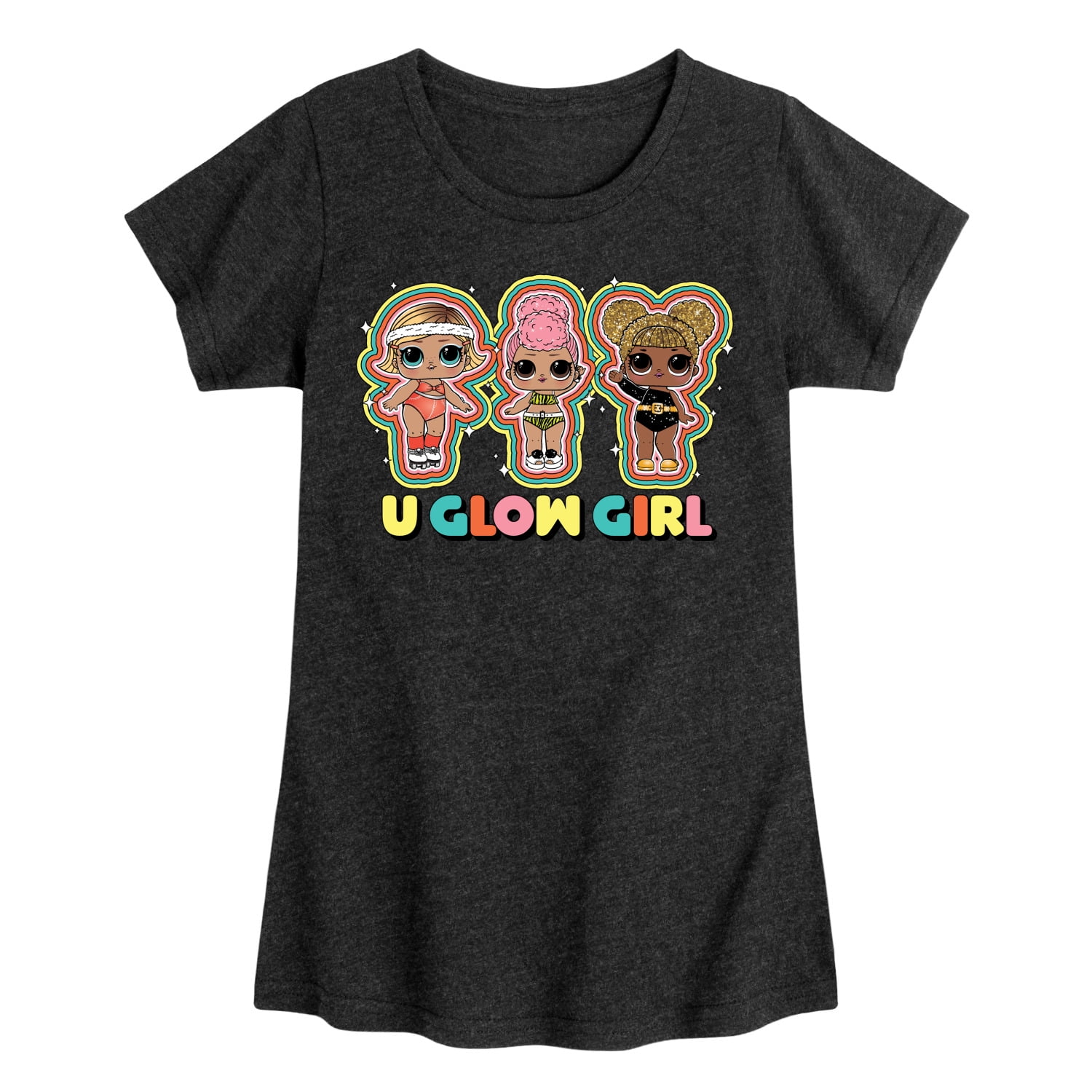 Lol Surprise! - You Glow Girl - Toddler And Youth Girls Short Sleeve ...