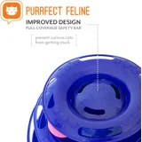 Purrfect Feline Titan's Tower Interactive Cat Toy, Blue Toy for Indoor ...