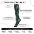 Bixox Owl Doodle Print Compression Socks,Compression Socks Women & Men ...