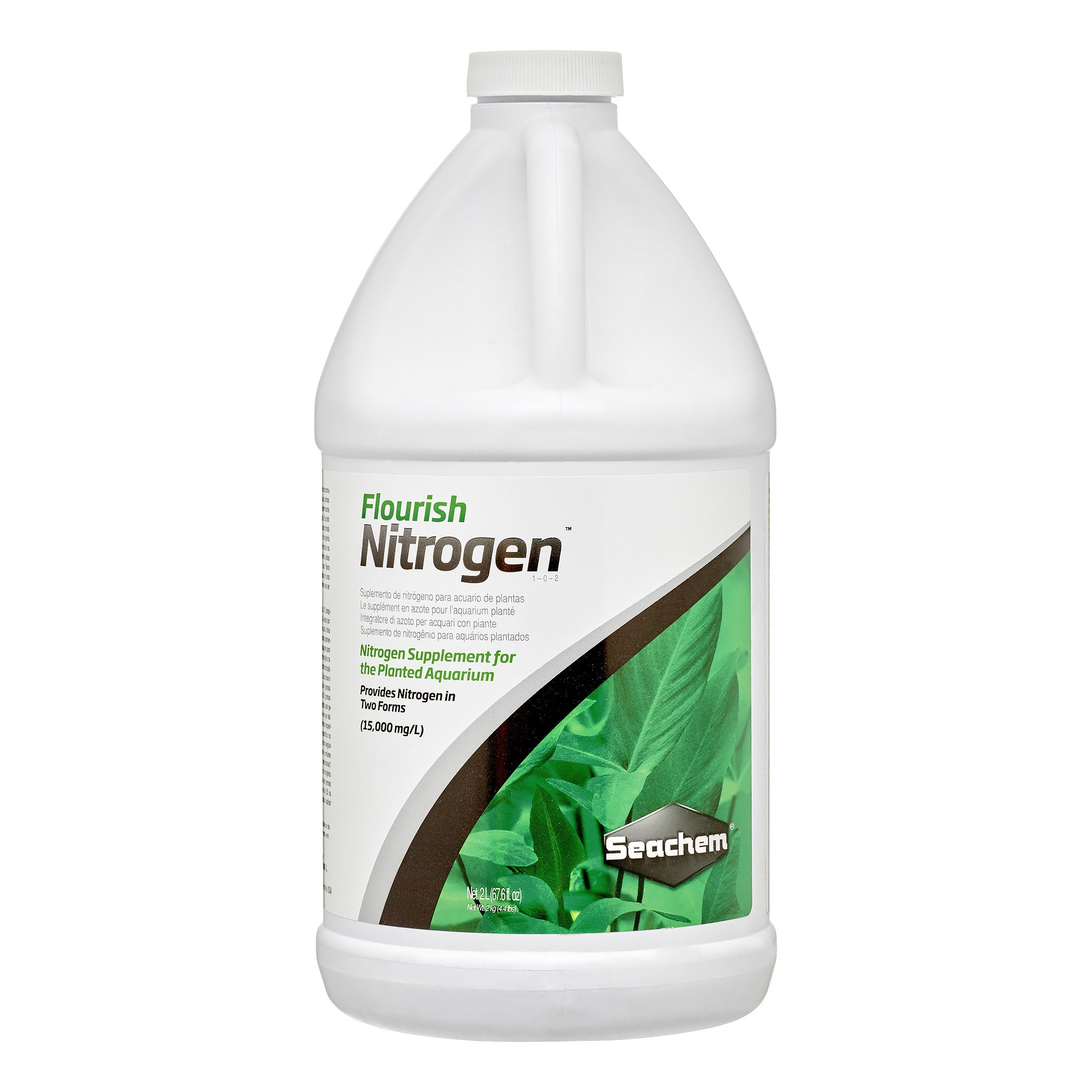 Seachem Flourish Nitrogen Planted Aquarium Supplement, 67.6 fl Oz ...