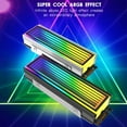 GoldHub M.2 Nvme Solid State Drive Heat Sink Ultra-thin Aluminum 5V RGB ...