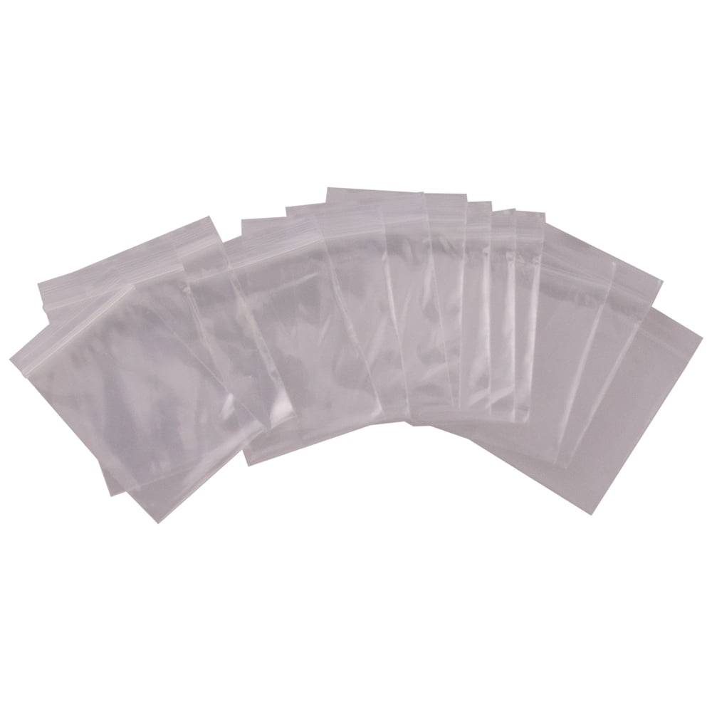 Seismic Audio 100 Pack of 1.5 Inch x 2 Inch Clear Reclosable Poly Bags ...
