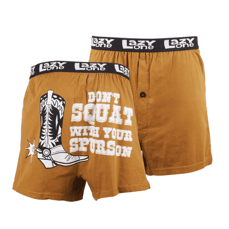Lazy One Men's Don't Squat With Our Spurs On Boxers | Walmart Canada