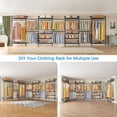 Timate U3 U Shape Garment Rack , Expandable Industrial Pipe Clothing ...