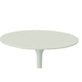 Carolina Living Enzo 30" Round Marble Top Dining Table White White ...