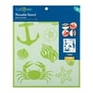 Hello Hobby Borders and Flowers Art Cardstock Stencil (2 Pieces ...