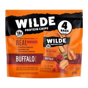 WILDE Spicy Buffalo Protein Chips, Wild Snack, 1.34oz (8 Pack ...