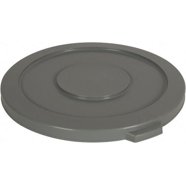 Rubbermaid Commercial Products FG260900GRAY Brute Heavy-Duty Round ...