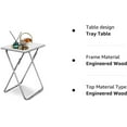Garden 4 you Portable Folding TV Tray Table TV Dinner Tray with Sturdy ...