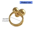 Adjustable Copper Irregular Planet Rings Unique Celestials Designs ...