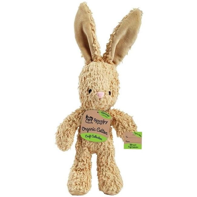 Spunky Pup SP00853 Organic Cotton Bunny Dog Toy - Small - Walmart.com