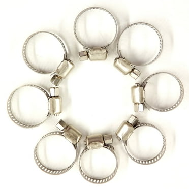 Water Flow Control Tube Clamp Plastic Adjustable Water Stop Clamp Black ...