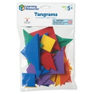 Learning Resources Plastic Pattern Blocks, Math Games for Kindergarten ...