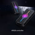 8Ports Fan Hubs for 5V Addressables ARGB PC Fan Holder with Remotes ...