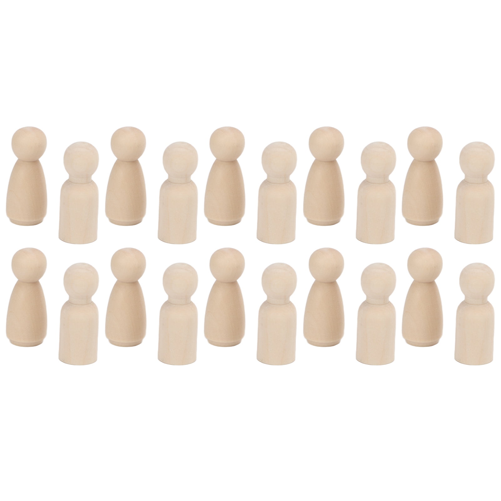 Click here for Dewin 20pcs Wooden Peg Dolls Unfinished Angel Shap... prices