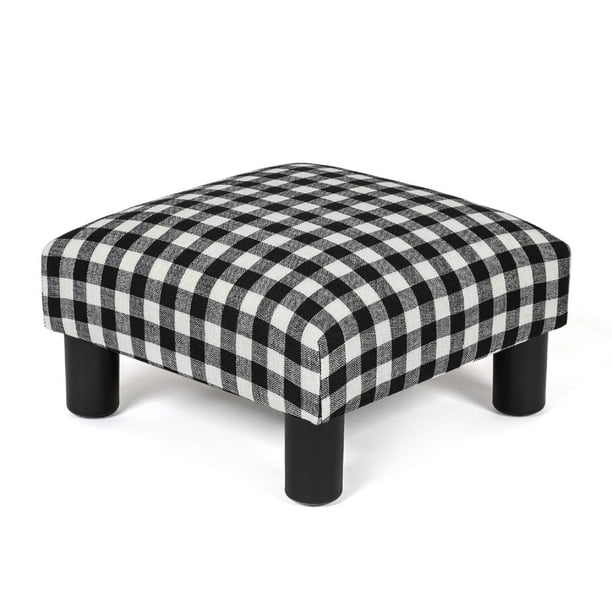 Homebeez Small Ottoman Footstool,Change Shoes Bench, Footrest Stepstool ...
