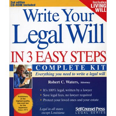 Walter Drake Do-It-Yourself Will Kit with Living Will, Living Trust ...