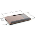 Husband Pillow - Bed Tray Desk, Adjustable Hard Wood PVC Desktop Lap ...