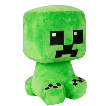 "Minecraft Cute Creeper Plushie, Soft Stuffed Toy, Green, 10"" Tall ...