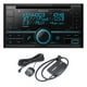 Kenwood DPX505BT Bluetooth USB Double DIN CD receiver with a Sirius XM ...