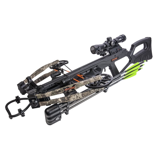 BearX Intense Ready to Shoot Crossbow Package with Scope, Quiver, Bolts ...