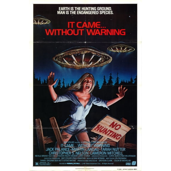 Without Warning Movie Poster 16"x24" Poster Medium Art Poster 16x24 ...