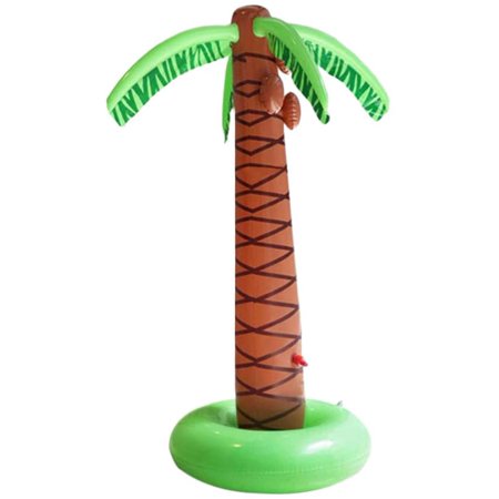 Inflatable Coconut Tree Sprinkler Toy Blow Up Palm Tree Watering ...