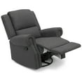 Delta Children Drake Nursery Glider Swivel Recliner, Charcoal - Walmart.com