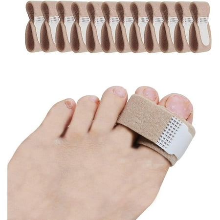 12pcs/pack, Fabric Toe Splint Toe Cushid Bandages Finger Protectors ...