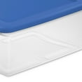 Sterilite 15 Qt Latching Plastic Storage Container, Clear Organizing ...