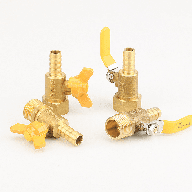 Válvula de gas de cobre engrosado, válvula de gas, calentador de agua a ...