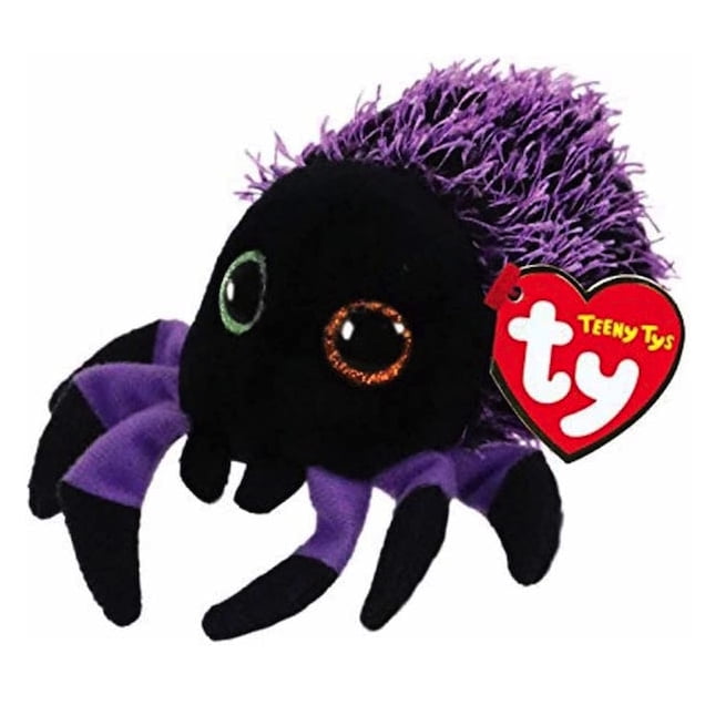 TY Beanie Boos Teeny Stackable WEBSTER the Halloween Purple Spider (4 ...