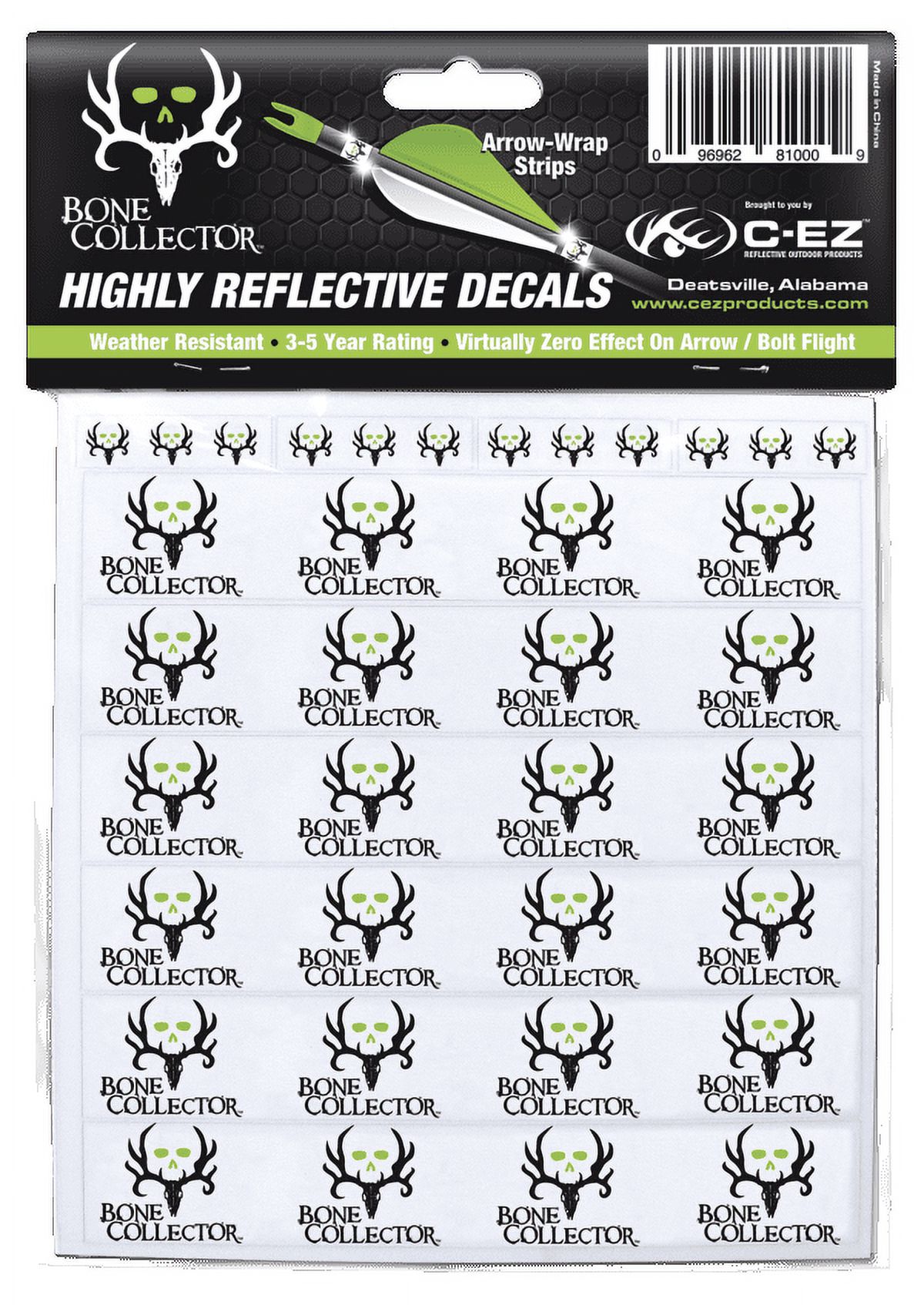 Bone Collector Windshield Decal