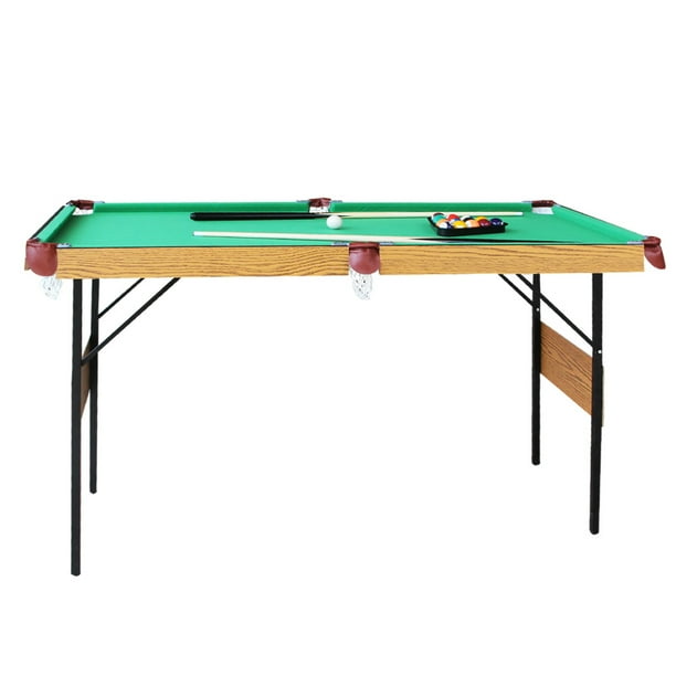 Blublu Park 55 Inch Folding Pool Table for Adults and Kids Steady ...