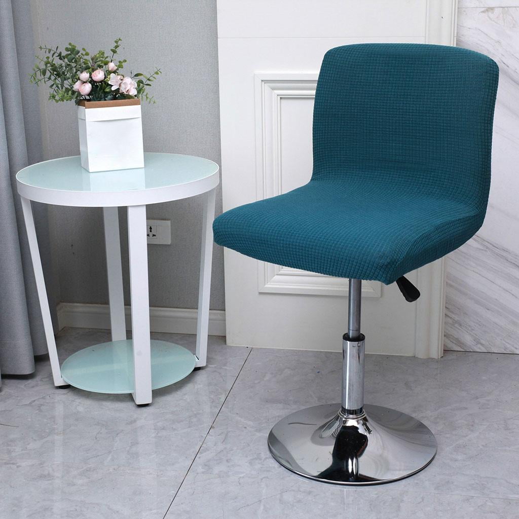Bar Chairs cover Removable Washable Stool Protectors Short Back cover ...