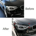 2Pcs Headlight Eyebrows Cap Trim For BMW 1 Series F20 F21 Pre 2011-2014 ...