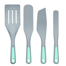 Mad Hungry 4-Piece Silicone Spurtle Set - Walmart.com