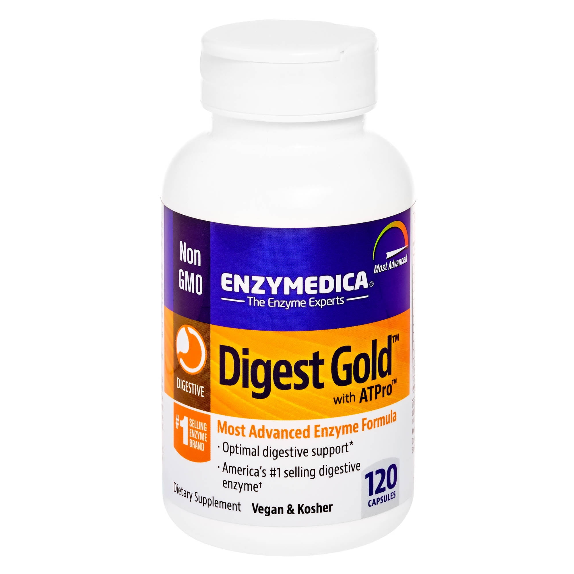 Enzymedica, Digest Gold with ATPro, Daily Digestive Support Supplement ...