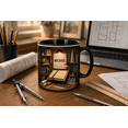Architect Dad Custom Mug Personalized Accent Mug with Drafting Tools ...