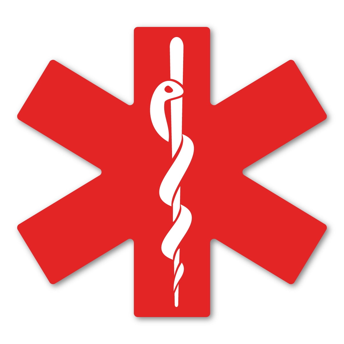 EMS Red Symbol Magnet - Walmart.com