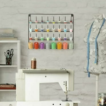Threadart 120 Spool Cone Hardwood Thread Rack | Sturdy, Freestanding or ...