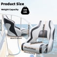 VANCUS Deluxe High Back Boat Seat with Armrests & Bolster - Walmart.com