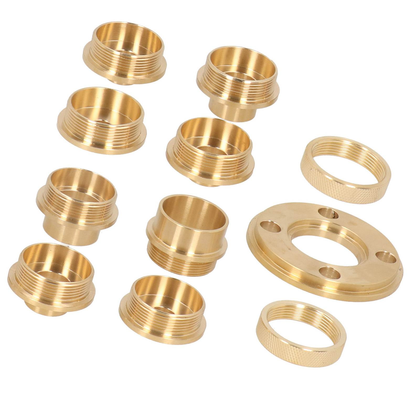 8 OD Size Template Router Guides Kit Brass with A Storage Case Router ...